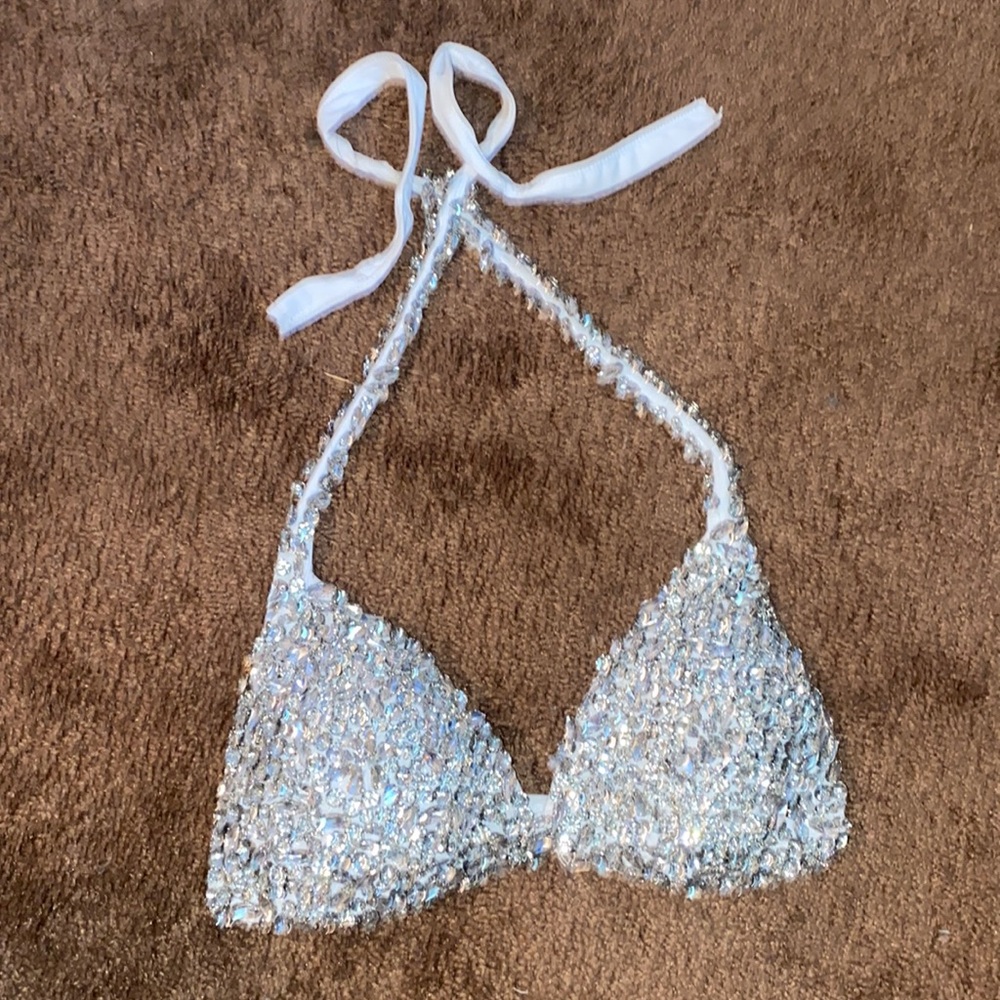 Gem Rhinestone Bra - Gem